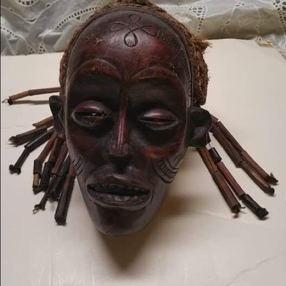 African | Accents | Congo Mask Handmade Wooden Mask | Poshmark